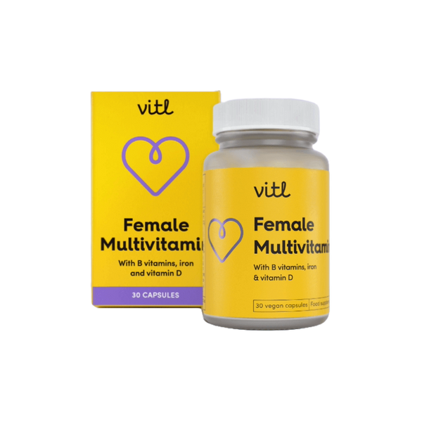 VITL Female Multivitamin 30 capsules 30 servings – Feel Good Supplements
